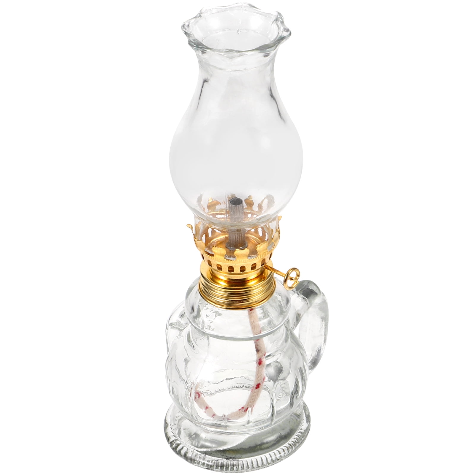 Vintage Style Kerosene Lamp Glass Oil Lamp Portable Glass Kerosene Lamp ...