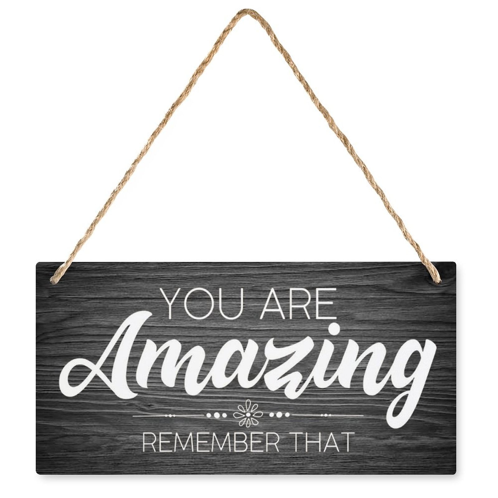 Vintage Style Motivational Quote Wood Decor Sign, You Are Amazing ...