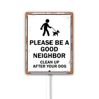 Curb Your Dog Printable Sign