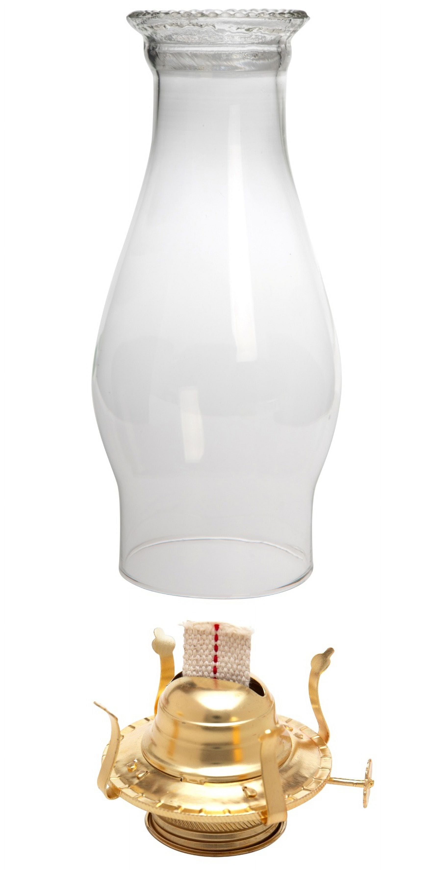 Vintage Style Oil Burner and Beaded Top Chimney Set - Perfect for Early ...