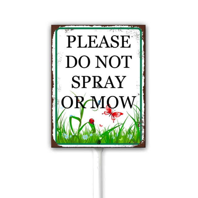 Vintage Style Pardon the Weeds We are Feeding the Bees Funny Yard Sign ...