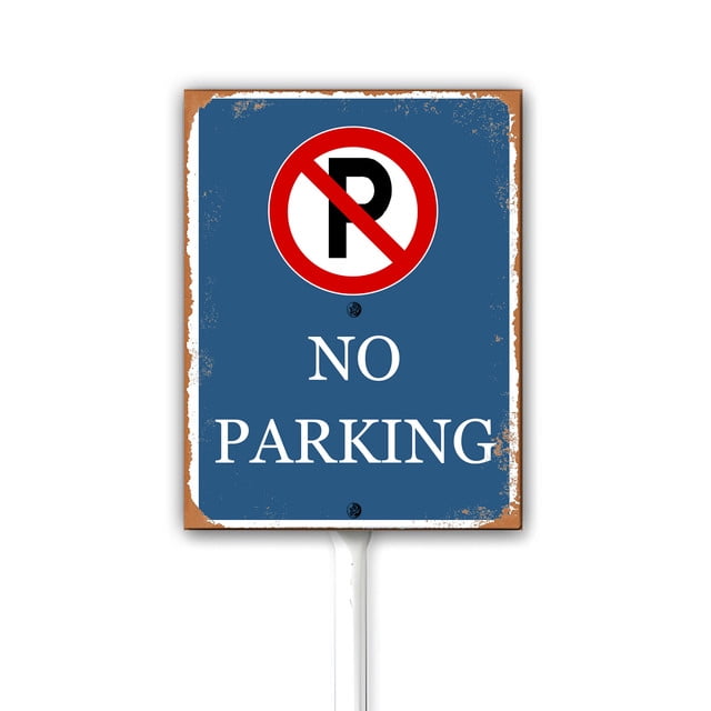 Vintage Style Parking Lot Sign One Way Right Arrow Sign - Highly ...