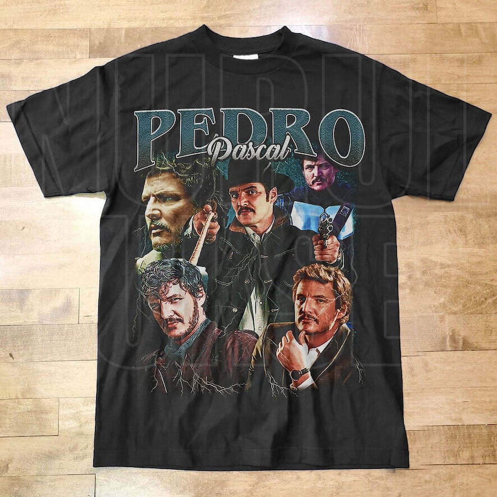 Vintage Style Pedro pascal T Shirt, Actor Pedro Pascal Shirt Retro 90s ...