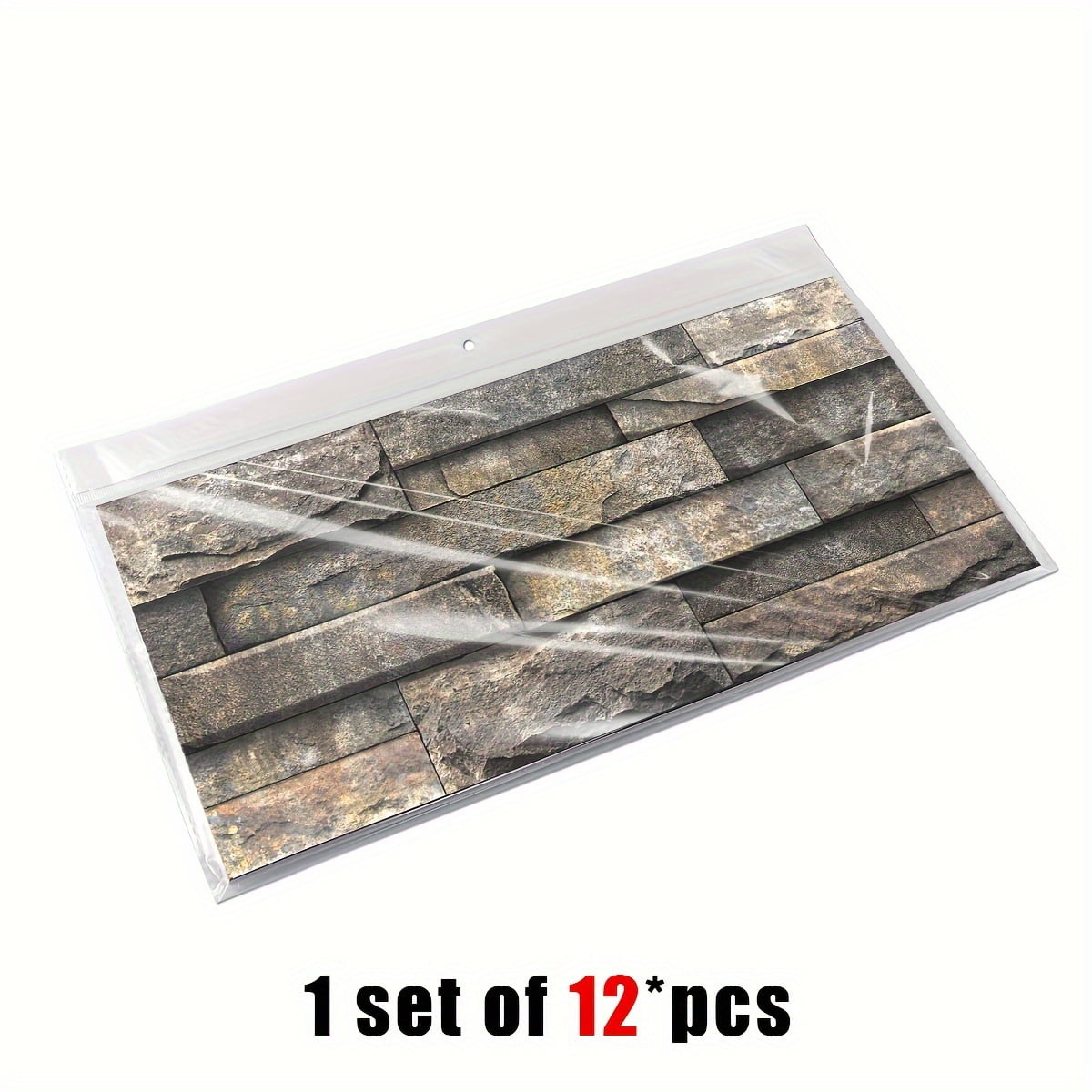 Vintage Style Self-Adhesive PVC Wall Tiles (11.81"×5.9") 12/24/48pcs ...