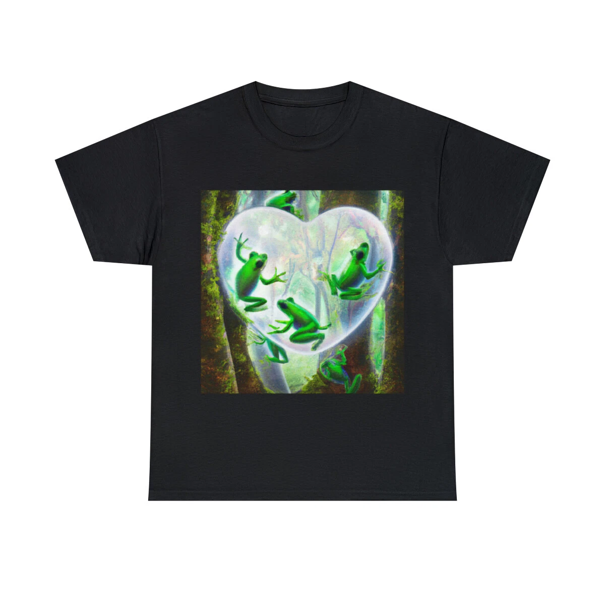 Vintage Style T Shirt Tree Frog Animal Art Tee Rainforest Conservation ...