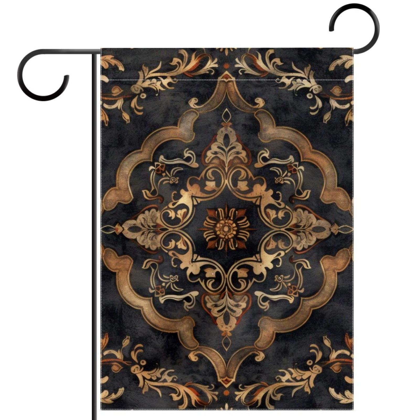 Vintage Style Texture Design Garden Flag Double Sided House Flag for ...