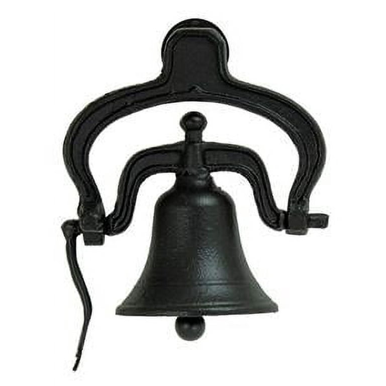 Wall Mount Cast Iron Bell Large Heavy Duty Vintage Cast Iron Dinner