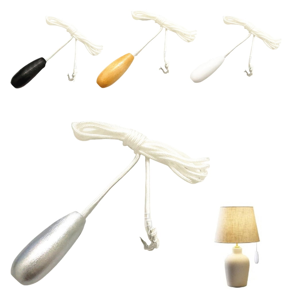 Vintage Style Wooden Gourd Ceiling Fan Pull Chain Light Fixture Control ...