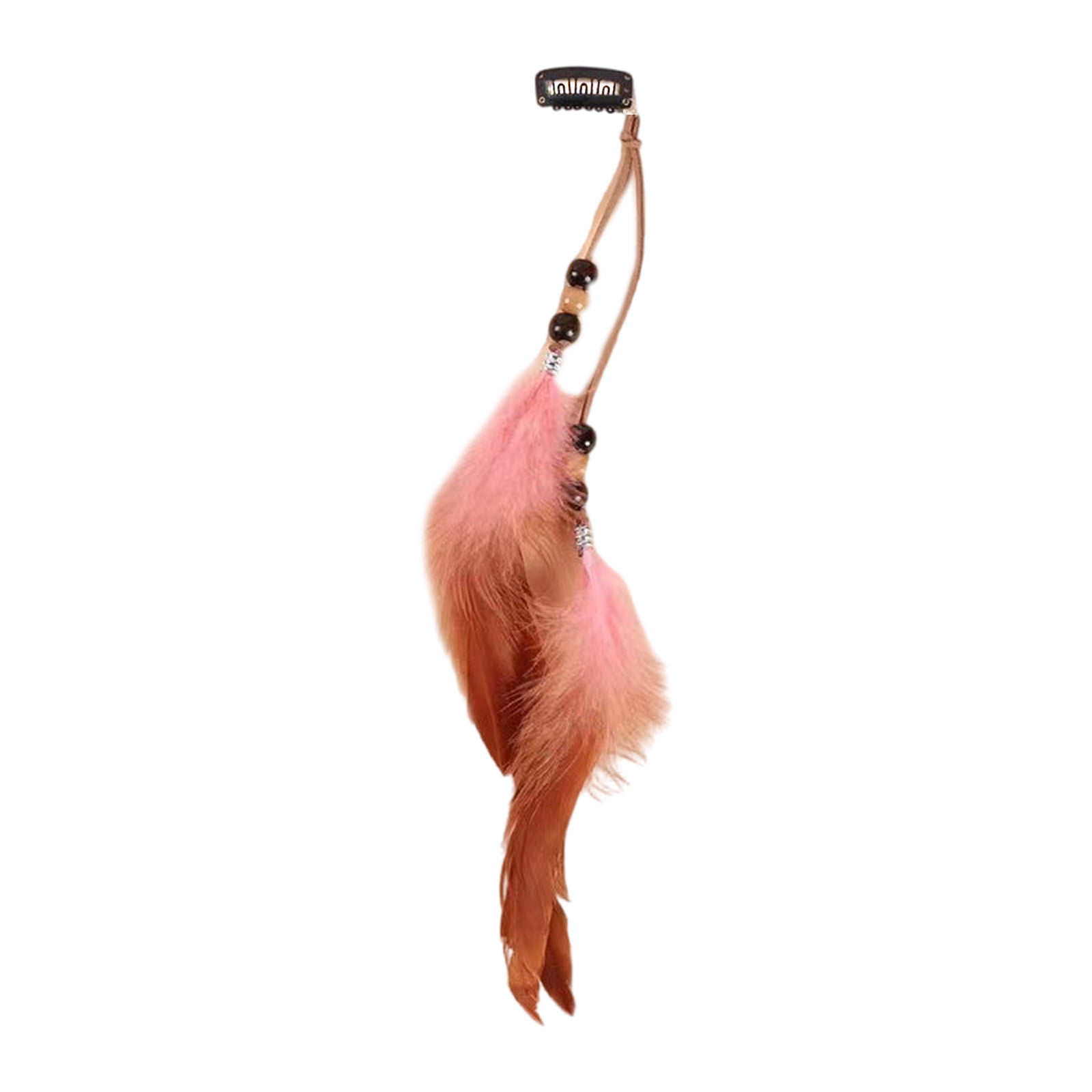 Vintage Styles Feathered and Tassels Hair Accessory Long Headband ...