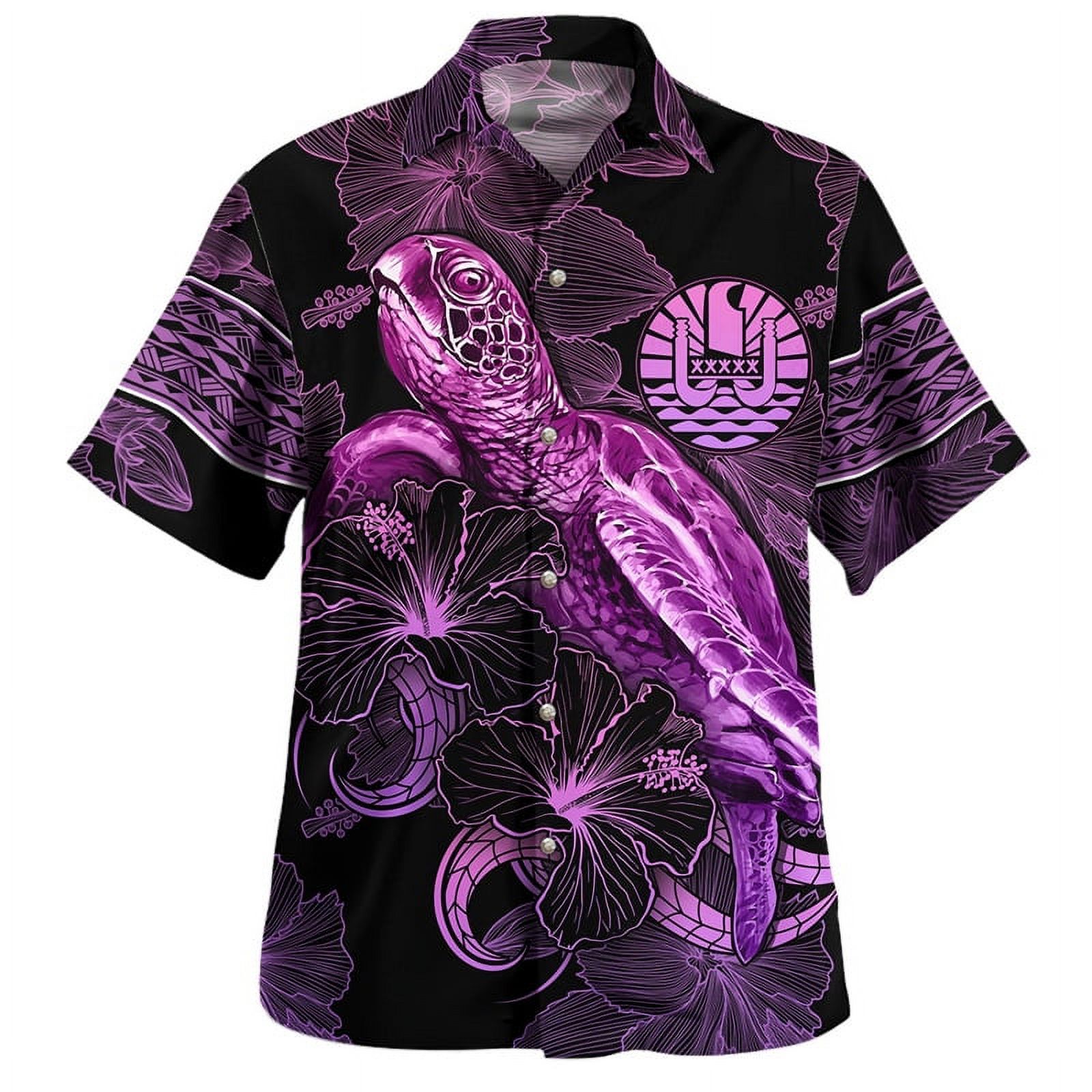 Vintage Summer 3D French Polynesia Flag Emblem Printing Shirts French ...