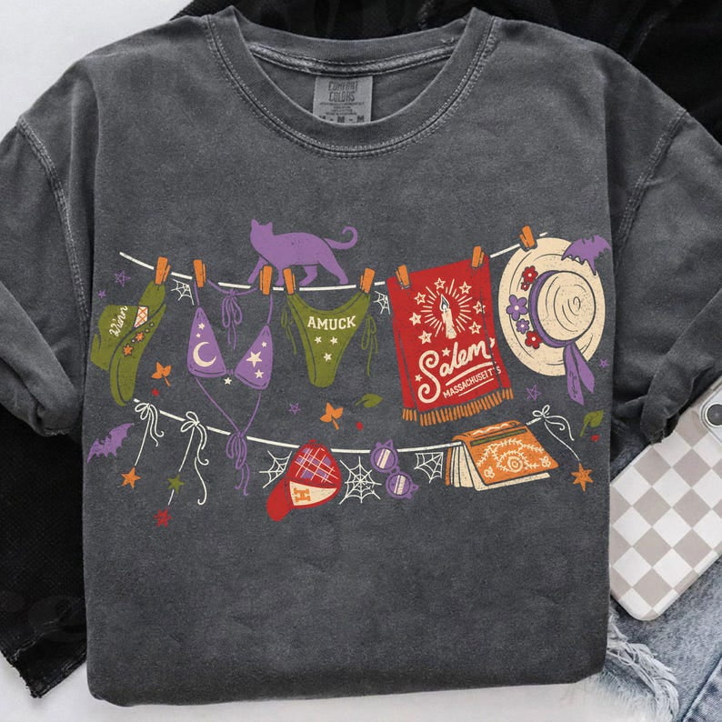 Vintage Summerween Shirt, Hocu,s Poc.us Sanders,on Sisters Halloween ...