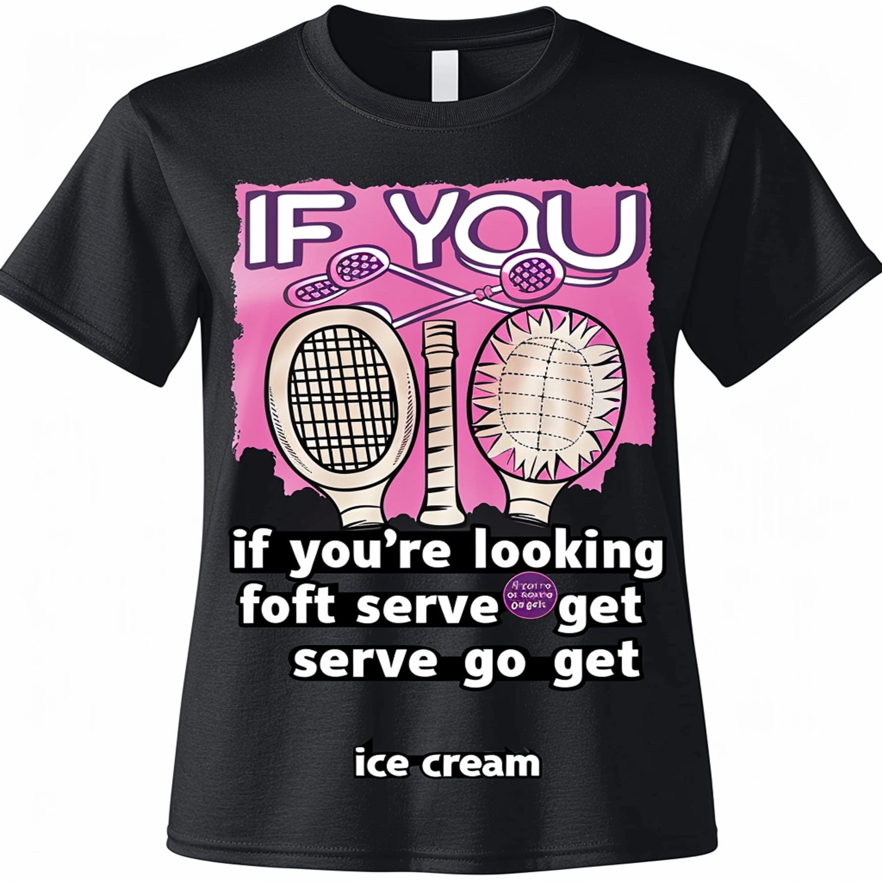 Vintage Sunset Purple T Shirt Retro Design with Rackets & Balls Soft ...