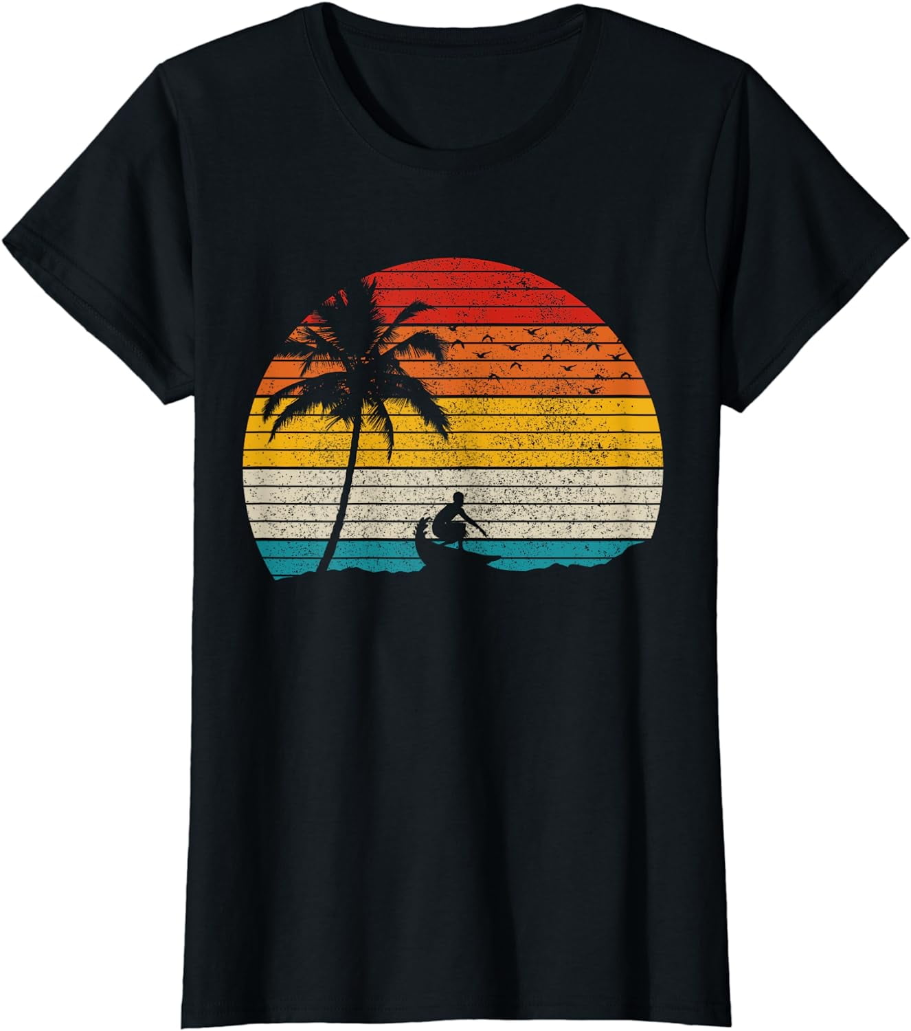 Vintage Surfer Retro Surfing Beach Surf T-Shirt - Walmart.com