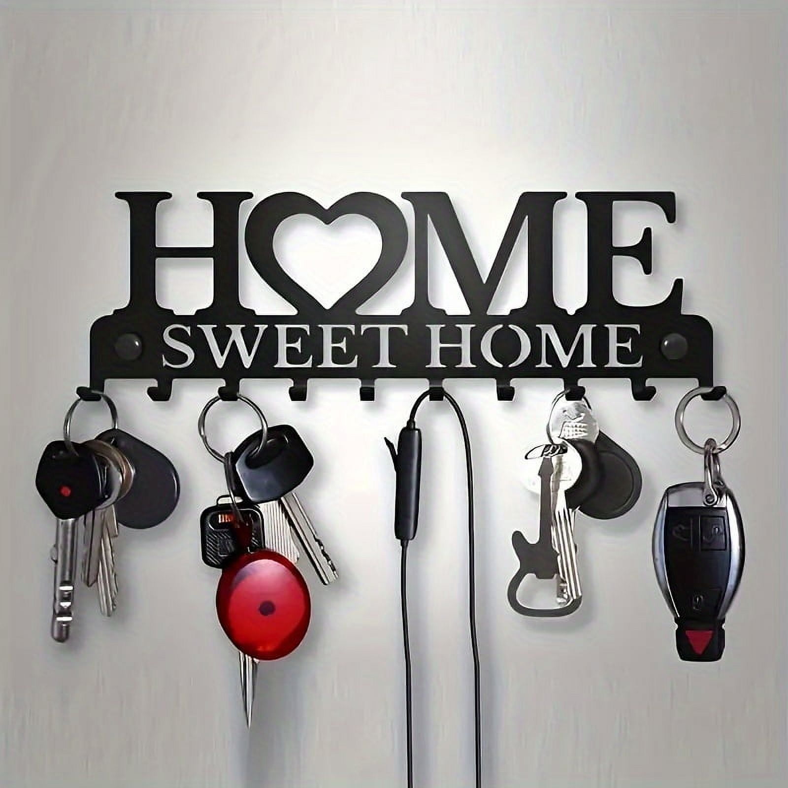 Vintage Sweet Home Decor Metal Key Holder For Wall - 1pc, Key Hanger ...