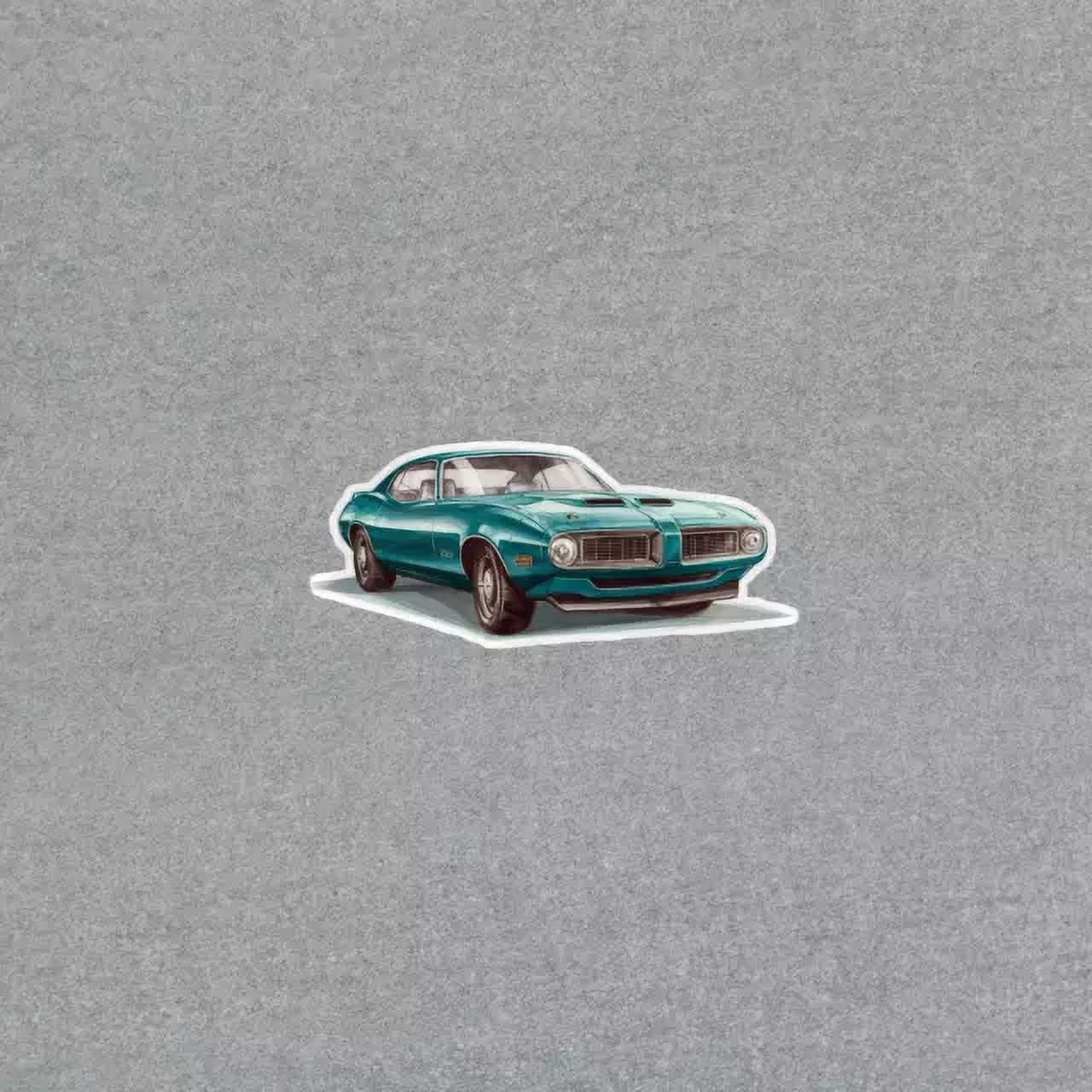 Vintage Teal 1970S Pontiac Firebird Trans Am Muscle Car Sticker Decal ...