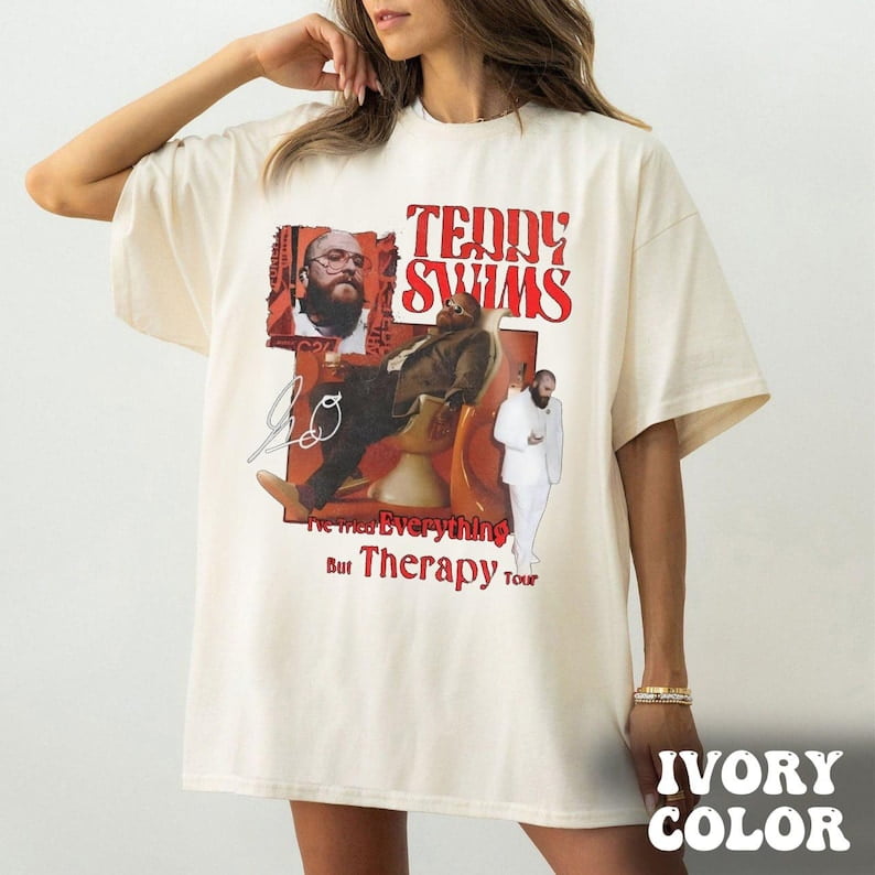 Vintage Teddy Swims Tour Concert 2025 Shirt, Gift Shirt For Fan ...