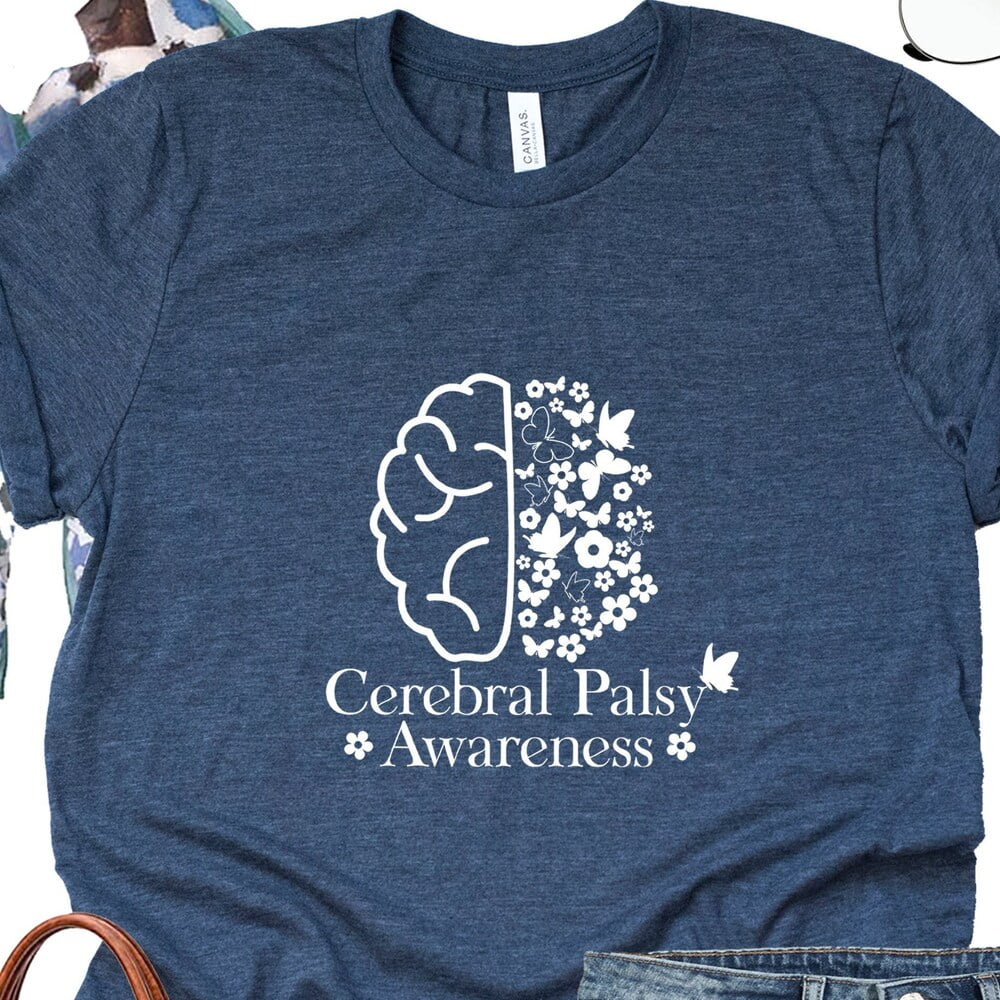 Vintage Tee Hot trending Cerebral Palsy Shirt, Cerebral Palsy Awareness ...