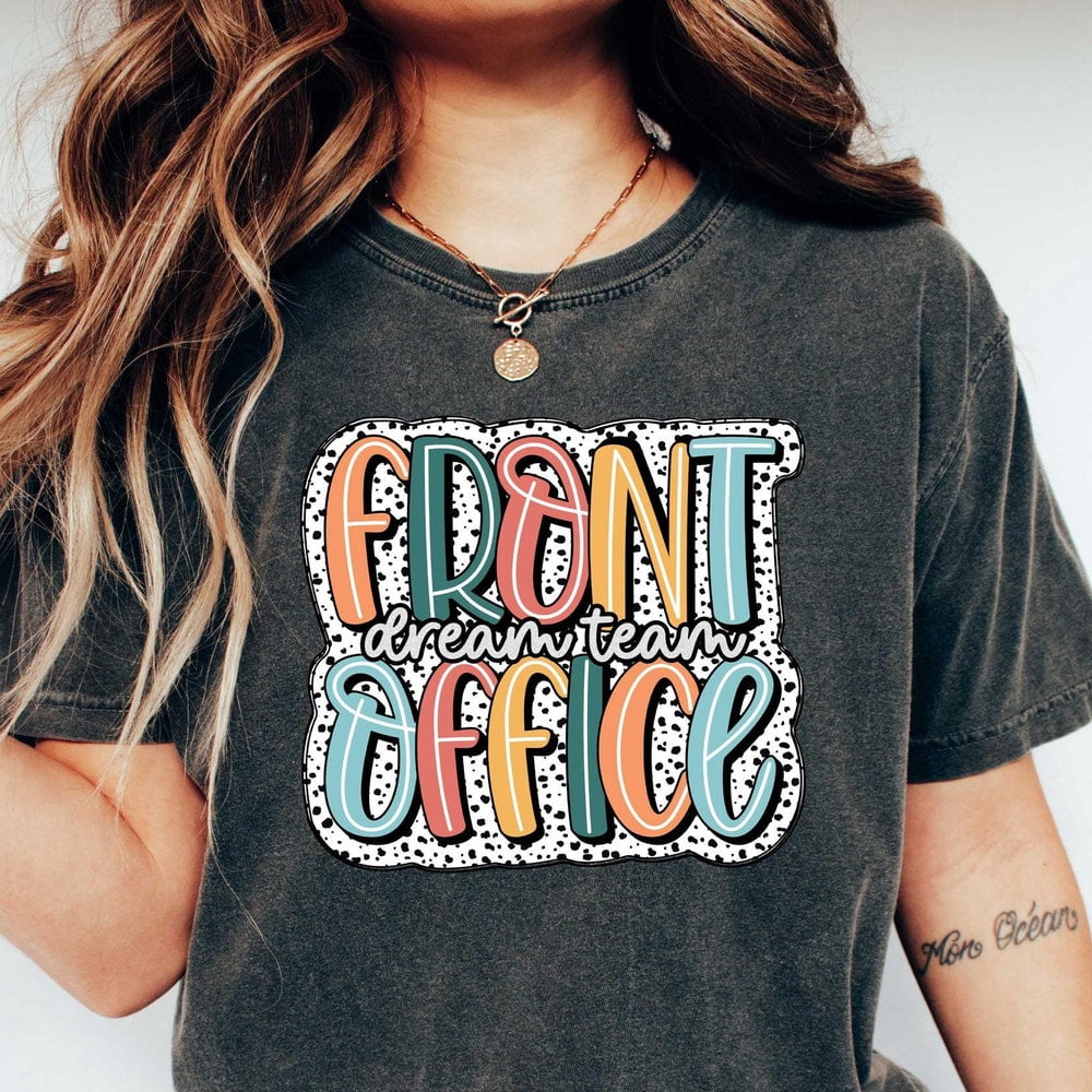 Vintage Tee Hot trending Front Office Shirts, Administrative Assistant ...