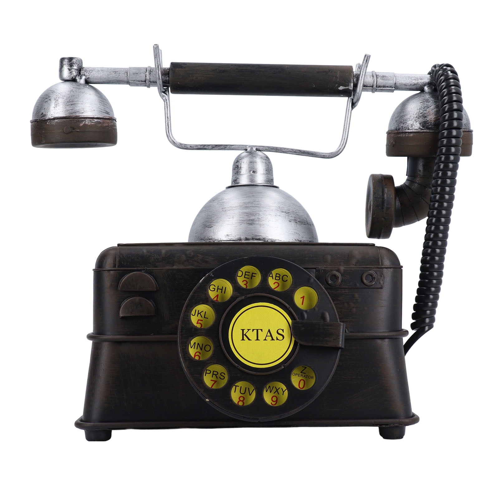 Vintage Telephone Decor Rotary Dial Phone Statue Retro Telephones ...