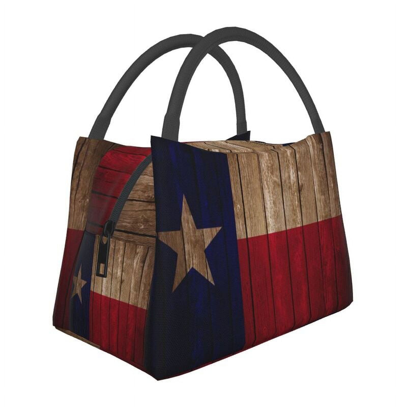 Vintage Texas Flag Lunch Boxes for Women Western Texas L Star Thermal ...
