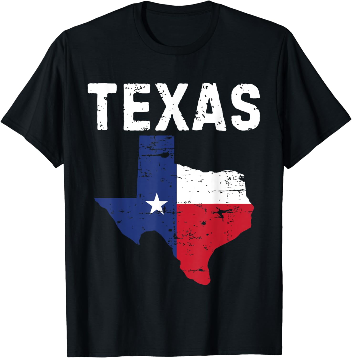 Vintage Texas State Map USA Distressed Flag Patriotic T-Shirt - Walmart.com