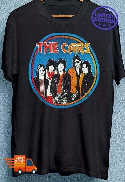 Vintage The Cars Band T-shirt Black Unisex All Size Gift For Fans S-5Xl ...
