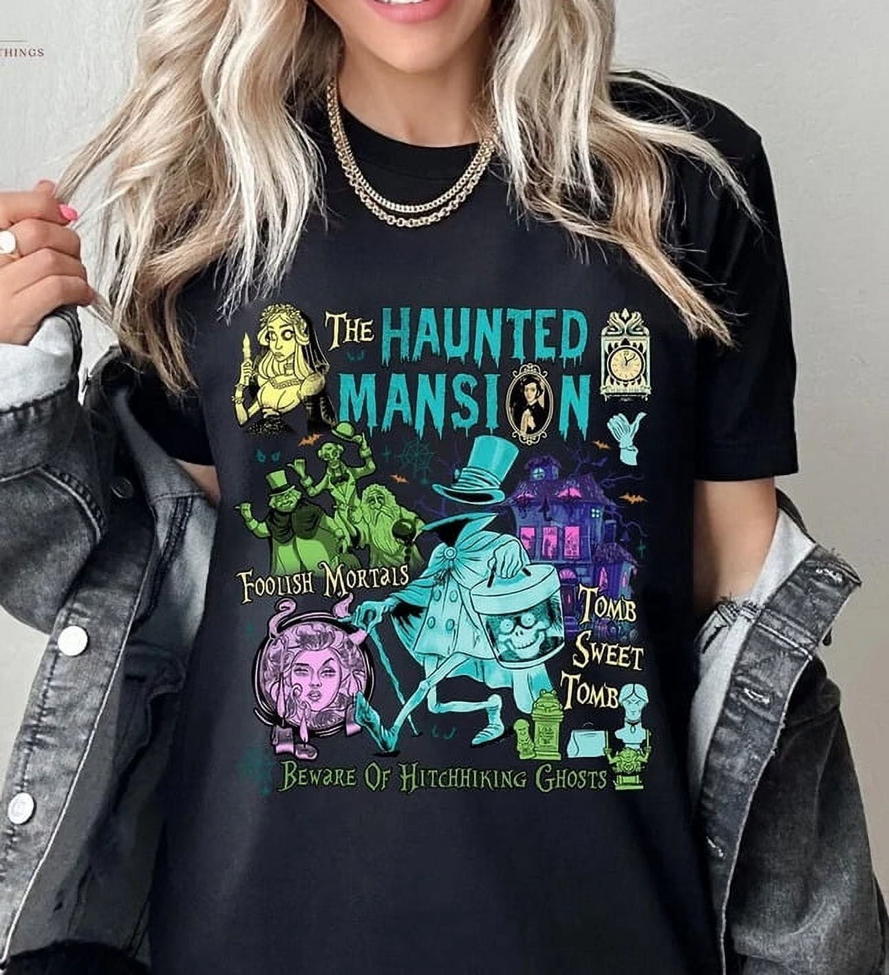 Vintage The Haunted Mansion Shirt Halloween The Haunted Mansion ...