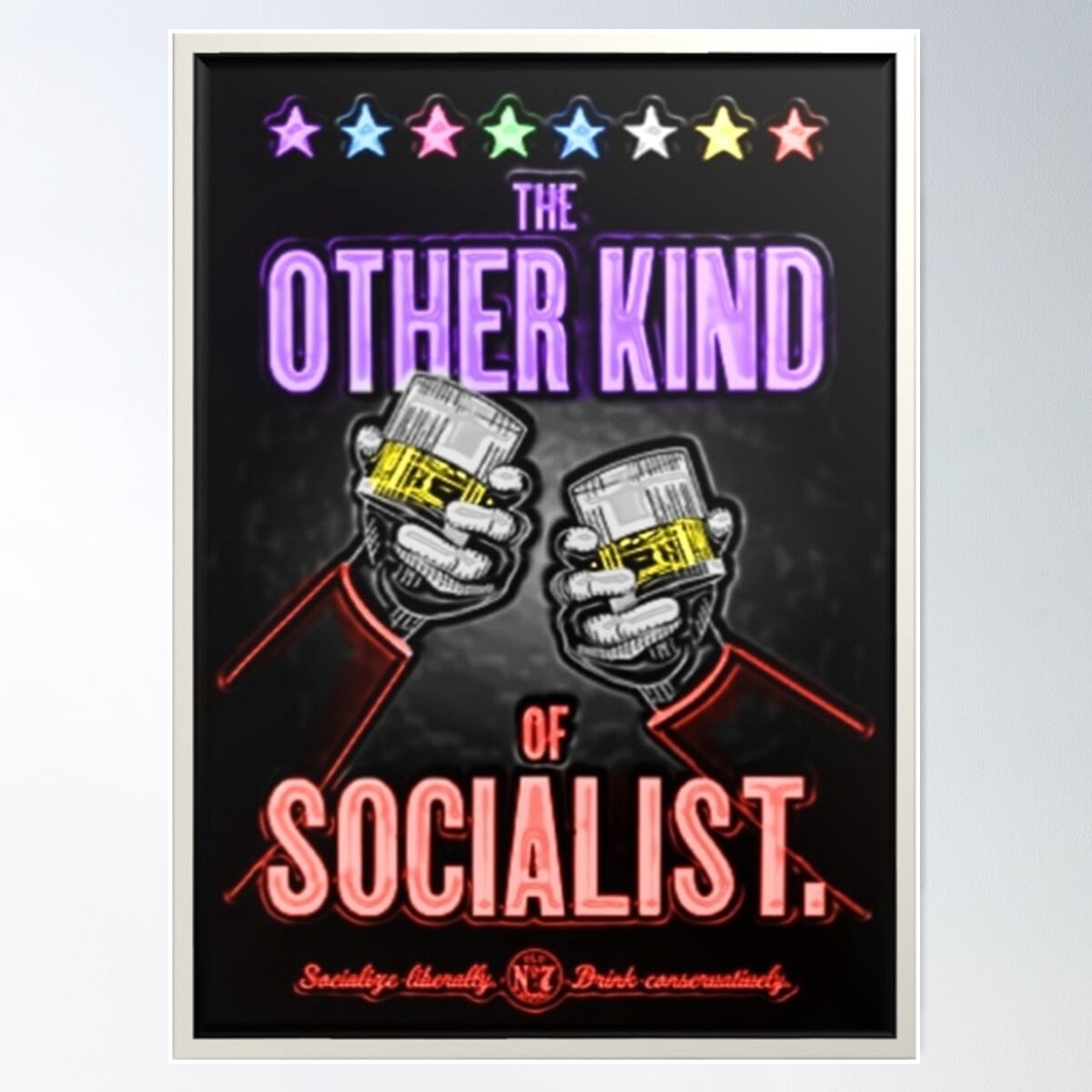 Vintage "The Other Kind Of Socialist" Alcoholic Lithograph ...