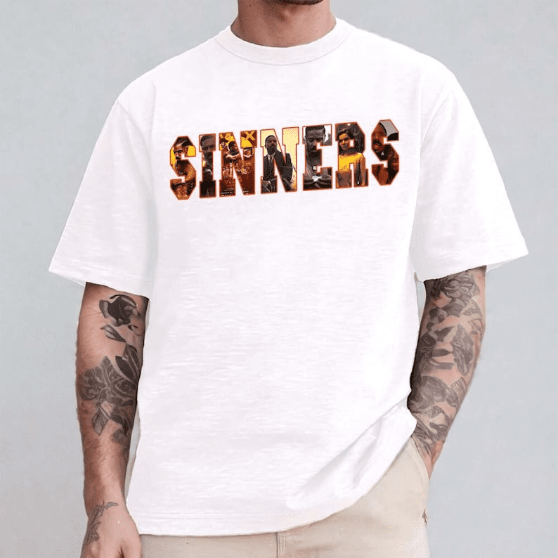 Vintage The Sinners Film 2025 Michael B. Jordan Shirt, Sinner Movie ...