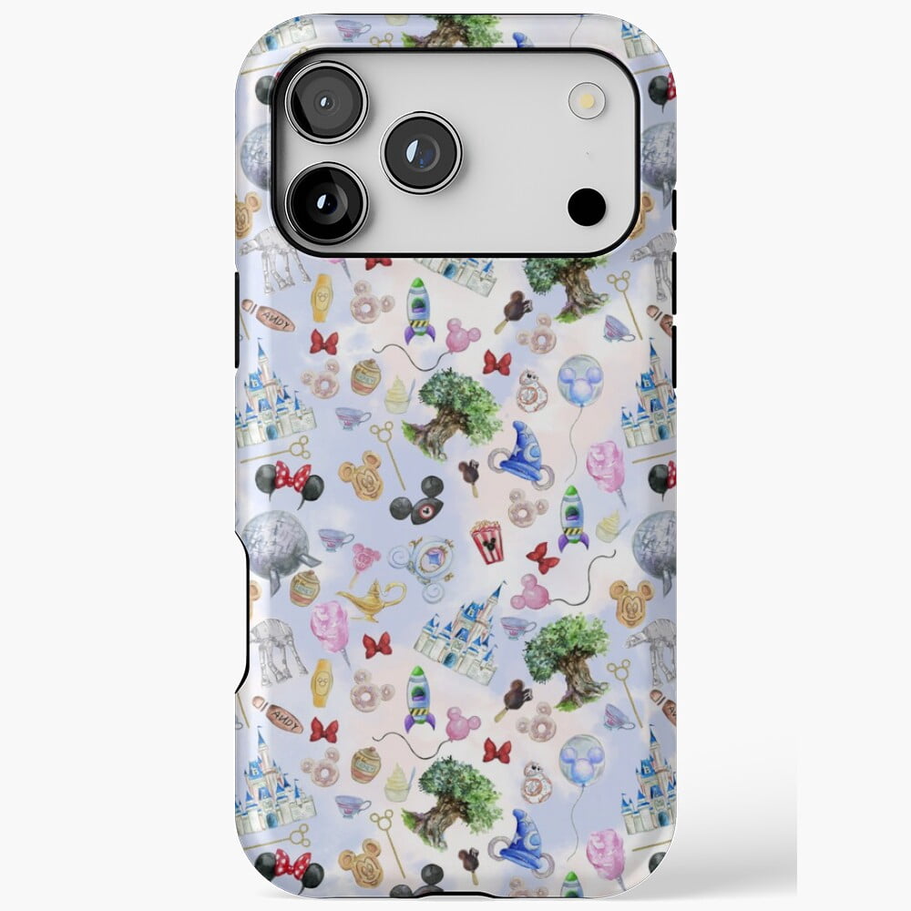 Vintage Theme Park Vacation Magic Travel Guidebook Art Case for iPhone ...