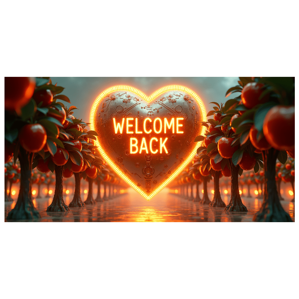 Vintage Themed Welcome Back Banner with Heart Element Party Decorations ...
