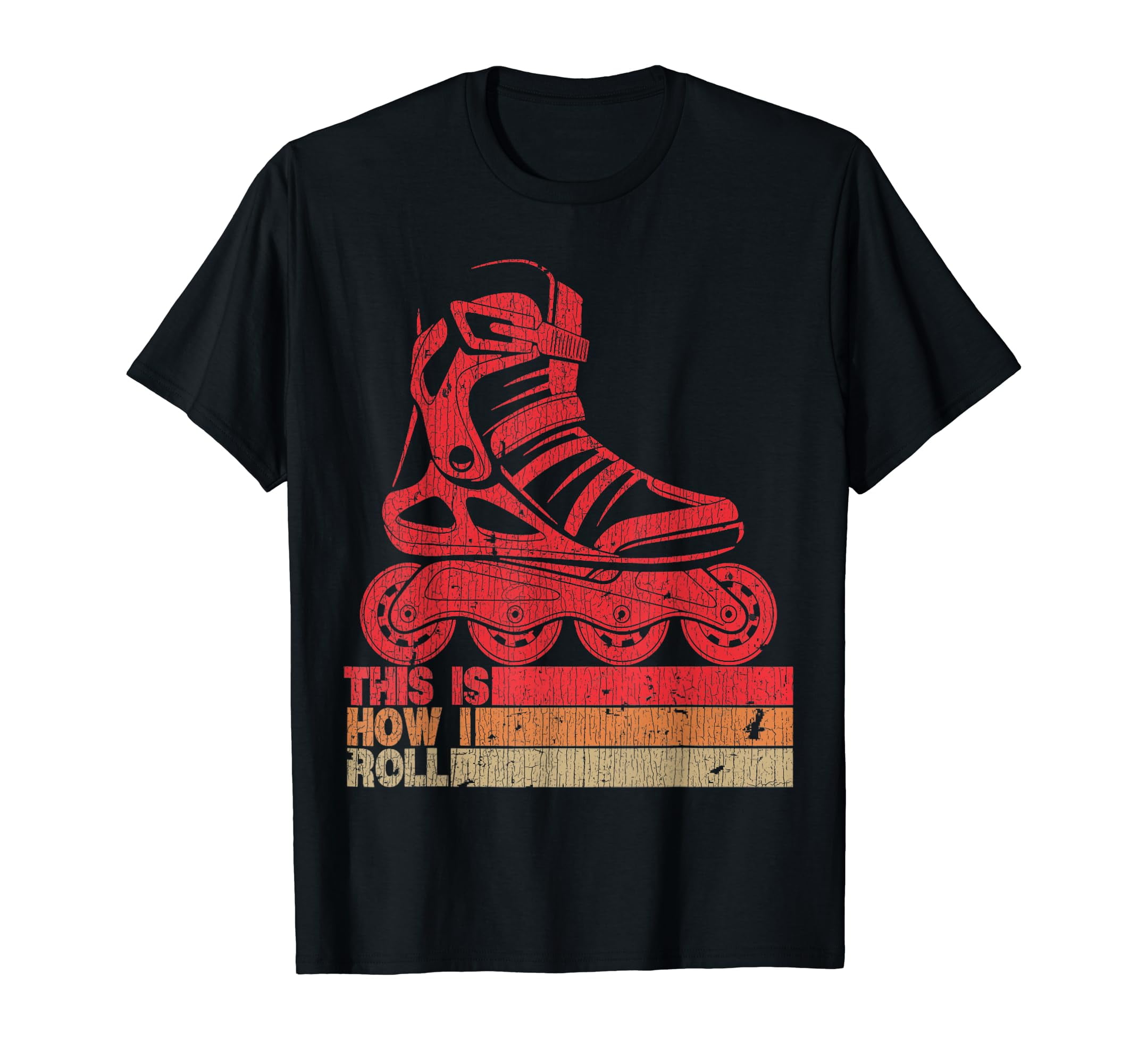 Vintage This Is How I Roll Inline Skating Rollerblading T-Shirt - Walmart.com