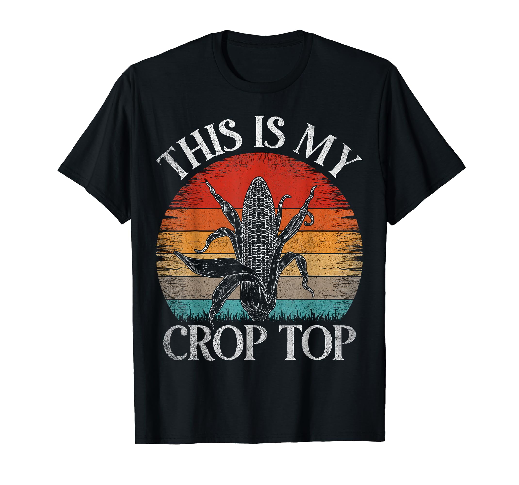 Vintage This Is My Crop Top Corn Farmer T-Shirt - Walmart.com