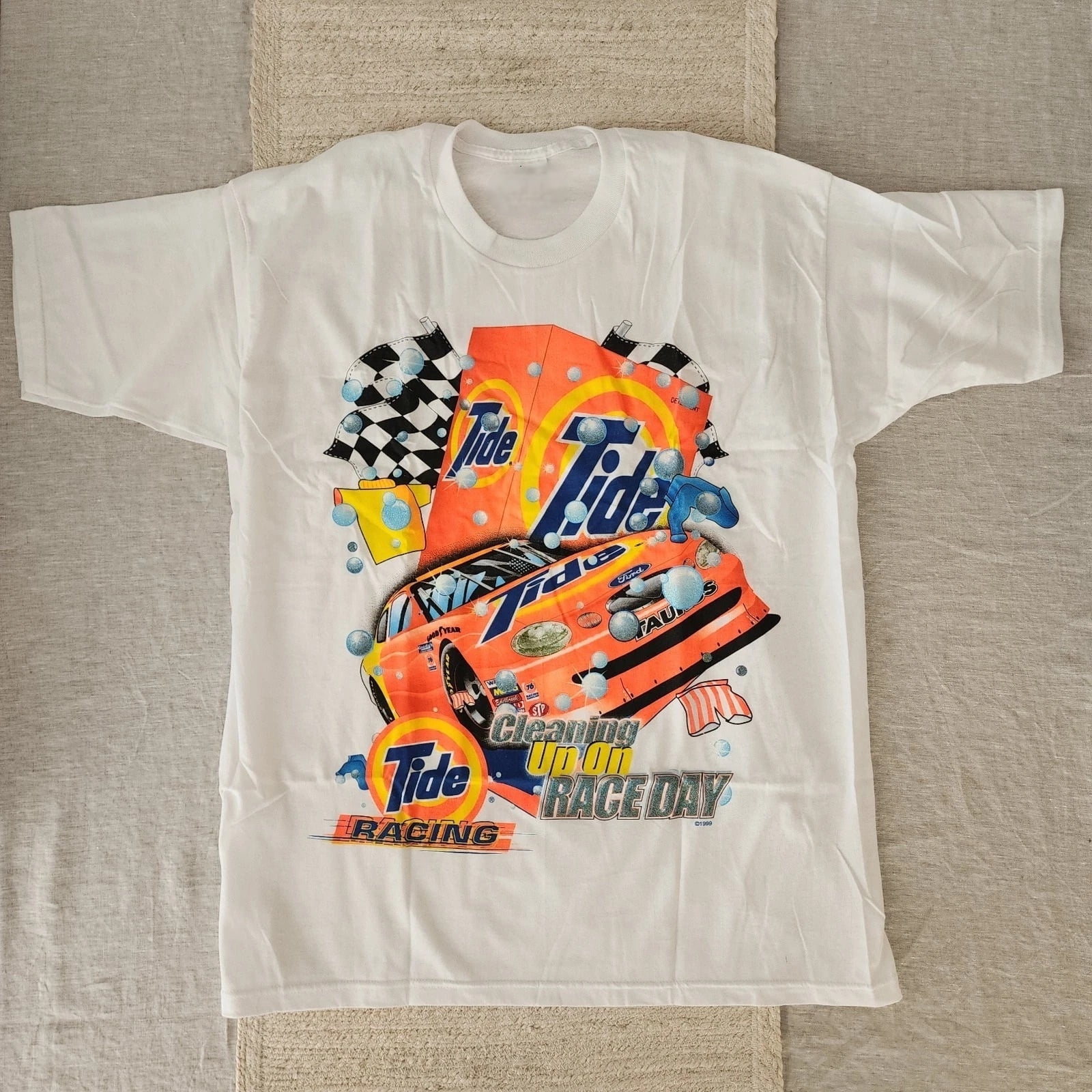 Vintage Tide Racing T-Shirt 'Cleaning Up On Race Day - Walmart.com
