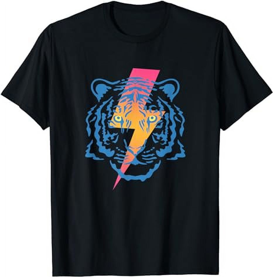 Vintage Tiger Bolt Of Lightning Chinese New Year Of Tiger T-Shirt ...