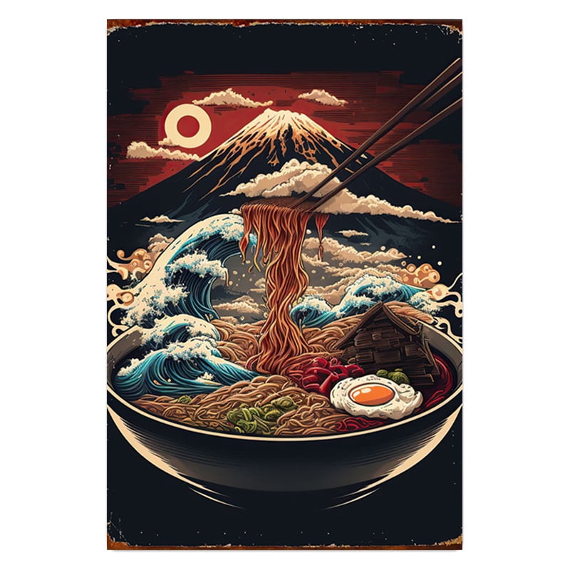 Vintage Tin Poster NOODELSRust Metal Tin Sign 8x12 Inch Aluminum Retro ...