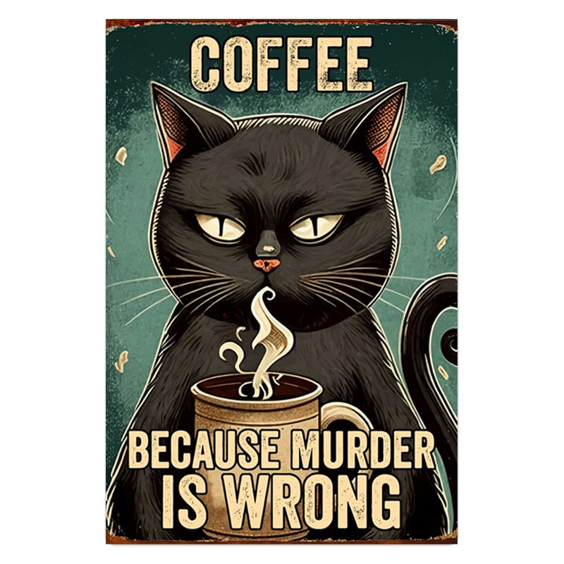 Vintage Tin Poster Rust Metal Tin Sign 8x12 Inch Aluminum Retro Art ...