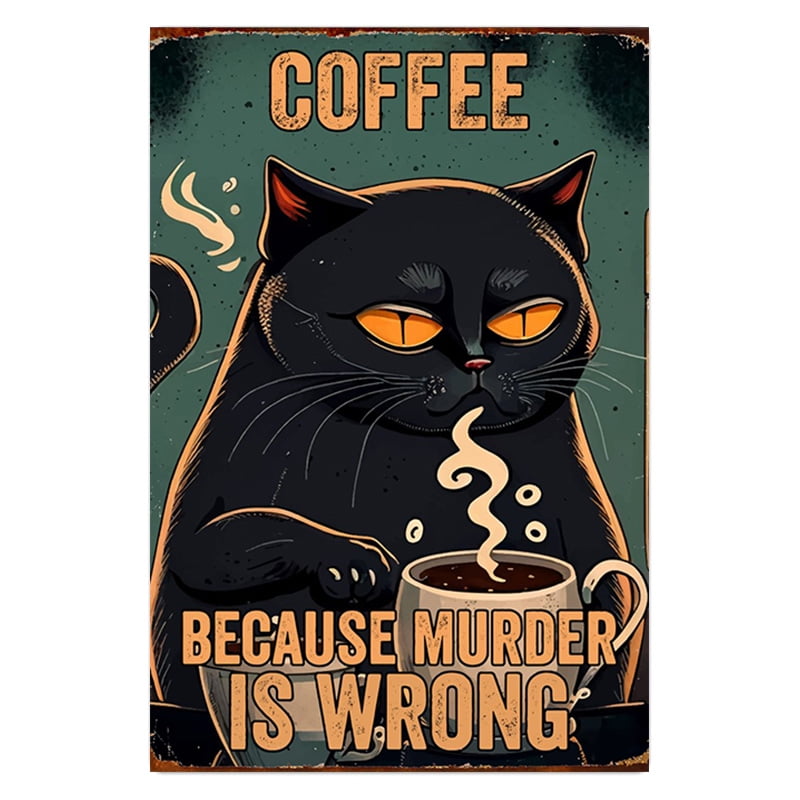 Vintage Tin Poster Rust Metal Tin Sign 8x12 Inch Aluminum Retro Art ...