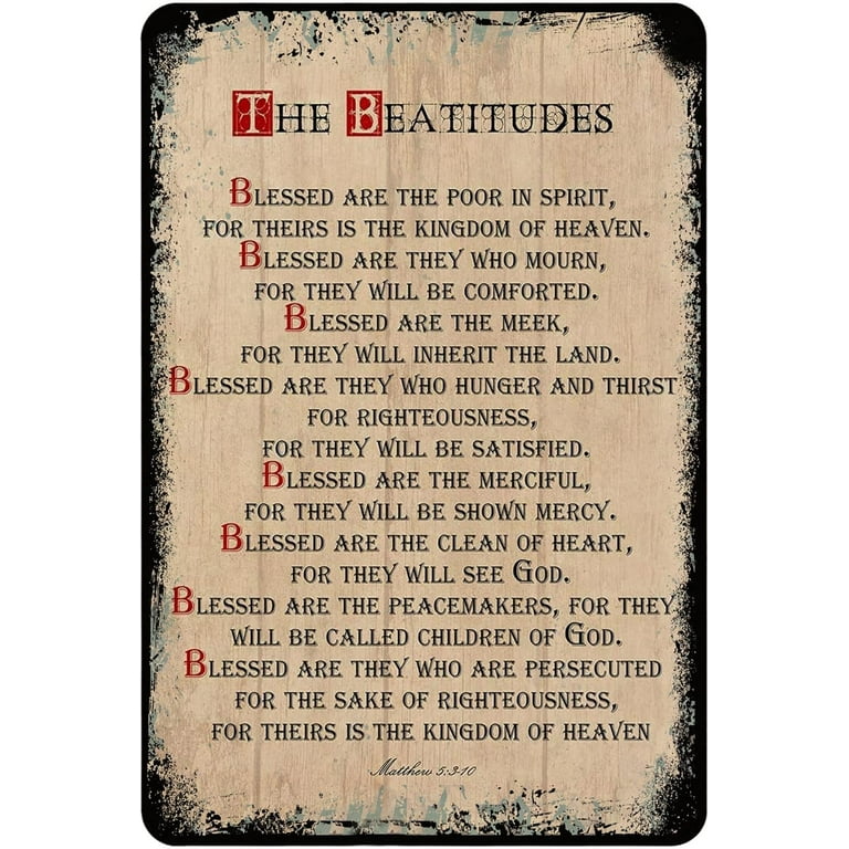 the beatitudes scripture