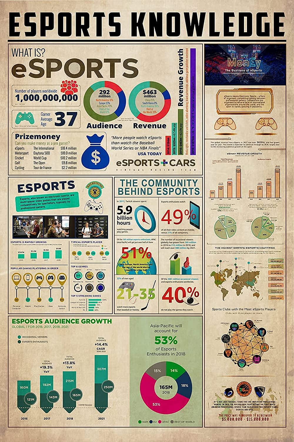 Vintage Tin Sign Esports Knowledge Ports Player Guide Boy Collection ...