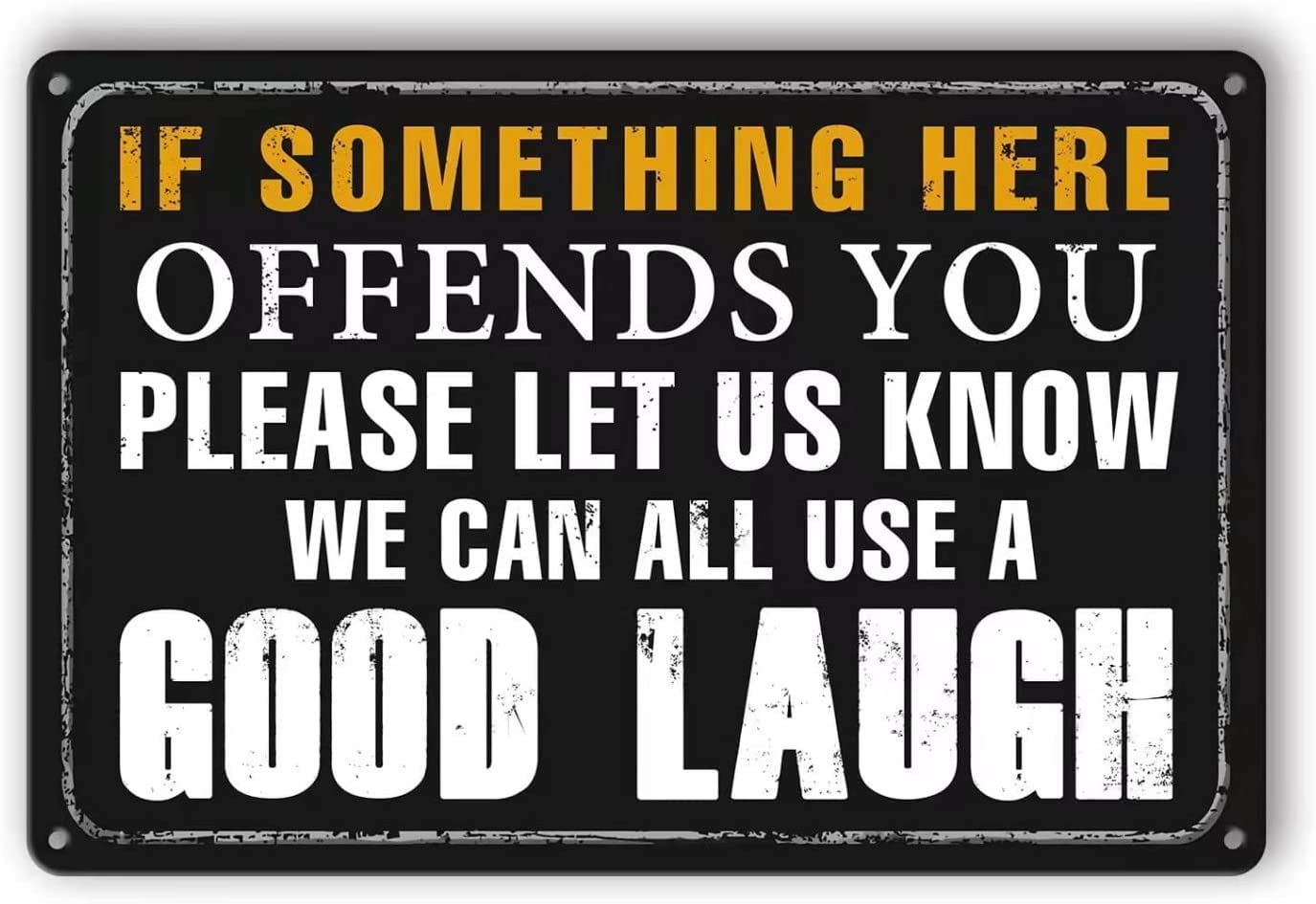 Vintage Tin Sign Funny Bar Sign Wall Decor, Retro Art Poster Wall Decor ...