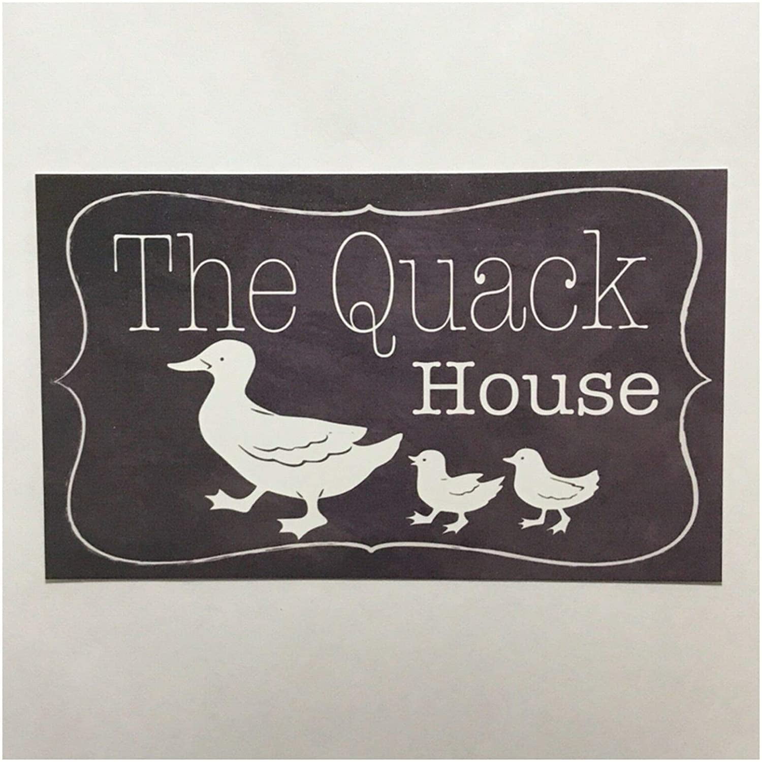 Vintage Tin Sign The Quack House Retro Art Wall Decoration for Home ...