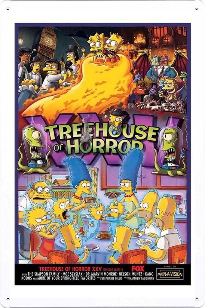 Vintage Tin Sign The Simpsons TV Drama Plaque Wall Decor Gift For ...