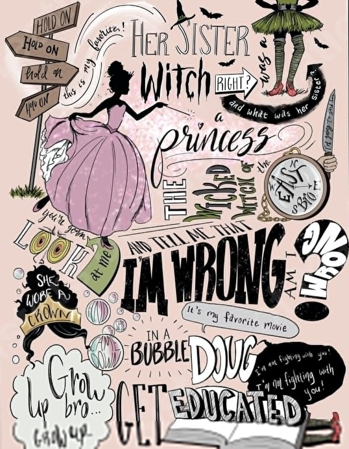 Vintage Tin Sign Wicked Witch Of The East Bro Poster 8x12Inches ...