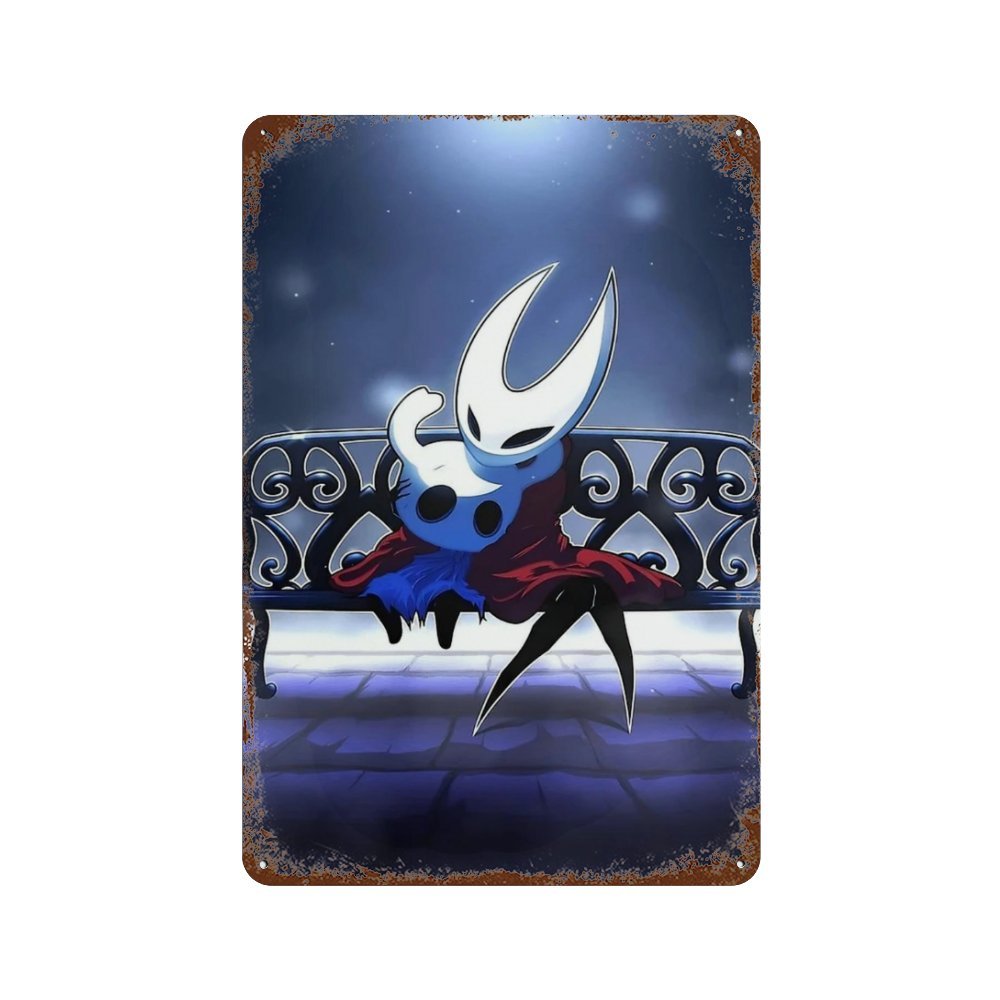 Vintage Tin Signs Hollow Knight Retro Metal Sign Retro Garage Poster ...
