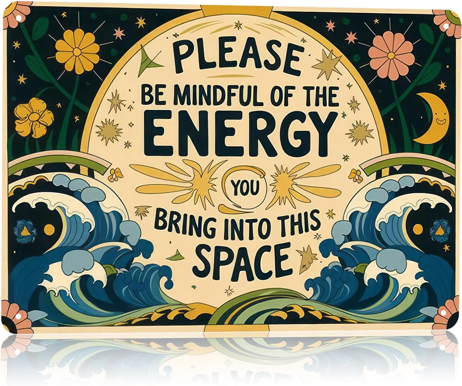 Vintage Tin Signs Metal Retro Wall Art Decor - Please Be Mindful of the ...