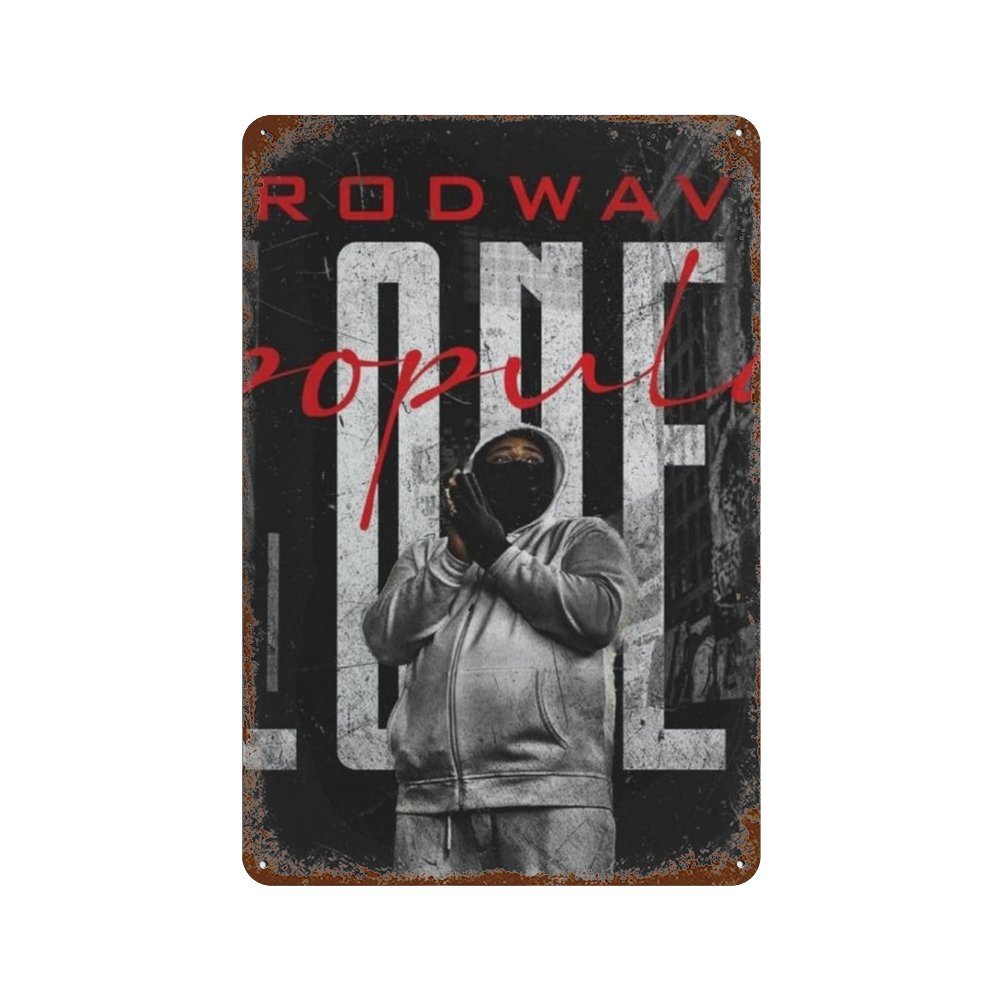 Vintage Tin Signs Rod Wave Retro Metal Sign Retro Garage Poster Bar ...