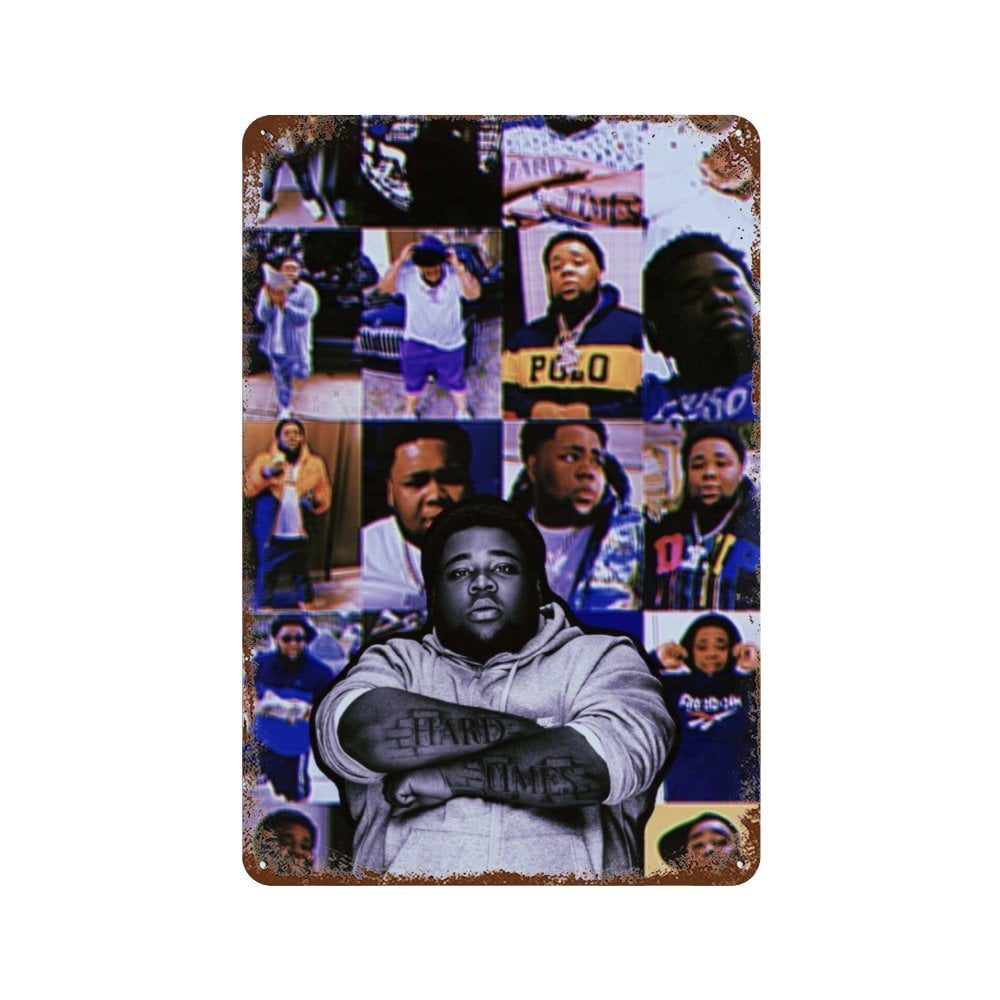 Vintage Tin Signs Rod Wave Retro Metal Sign Retro Garage Poster Bar ...