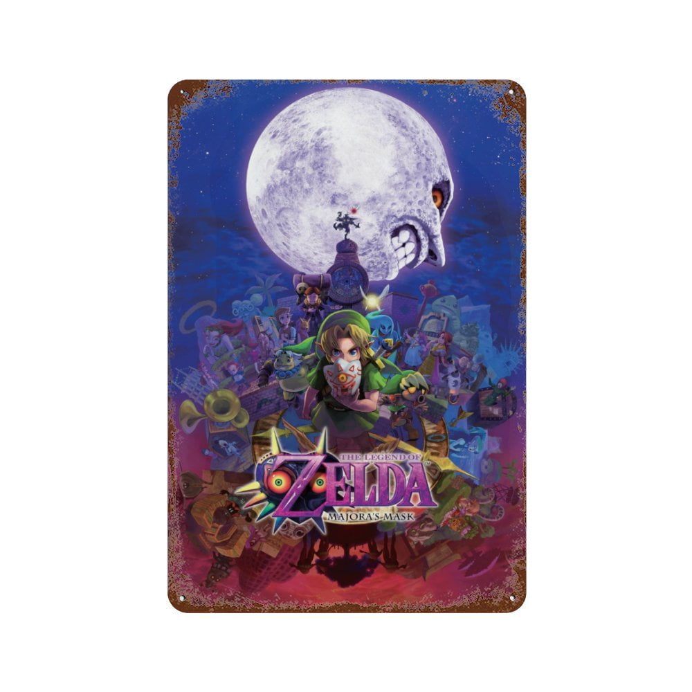Vintage Tin Signs The Legend of Zelda Retro Metal Sign Retro Garage ...