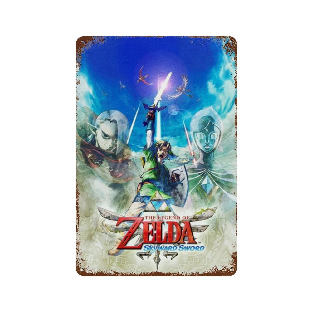 Vintage Tin Signs The Legend of Zelda Retro Metal Sign Retro Garage ...